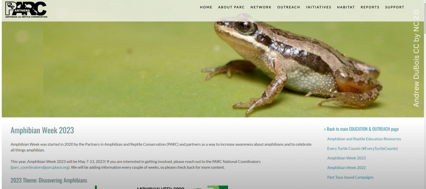 Mondays with Martha #154 - Amphibian Week 2023 — Nature Niche