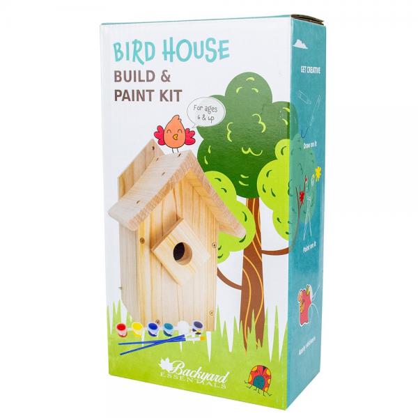 Kids Bird House Build & Paint Kit — Nature Niche