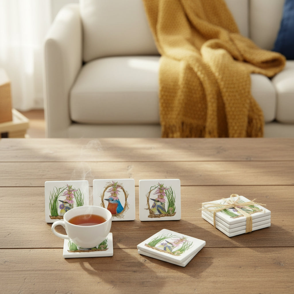 Dolomite Coaster Set - Harper & Friend — Nature Niche