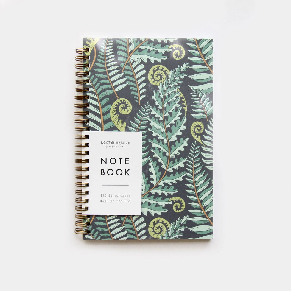 Forest Fern Spiral Bound Notebook — Nature Niche