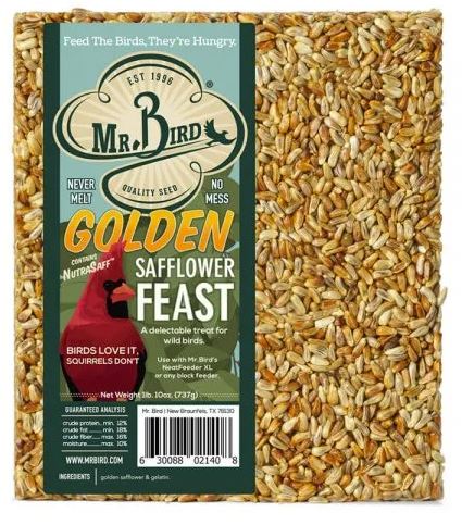 Golden Safflower Feast Cake - Large 1lb 10oz — Nature Niche