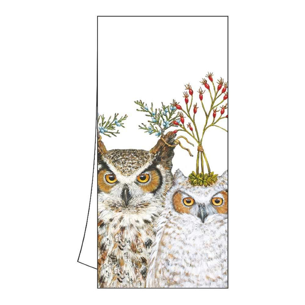Holiday Hoot Kitchen/Bar Towel — Nature Niche