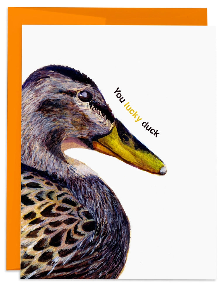 You Lucky Duck Card - Congratulations — Nature Niche