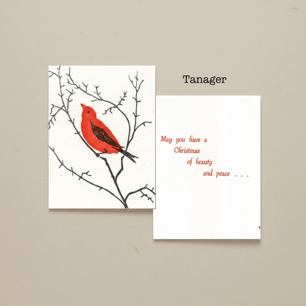 Gwen Frostic: Tanager Holiday Cards - Set of 20 Small Christmas Cards ...