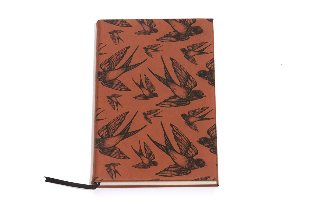 Journals and diaries with wild bird and nature prints