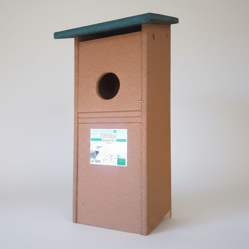 Flicker House - Nesting and Roosting Box - recycled and made in the USA ...