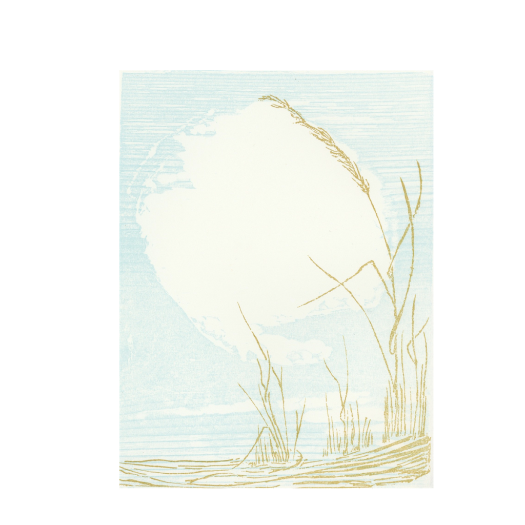 Gwen Frostic: Cloud Grass - Single Large Notecard — Nature Niche