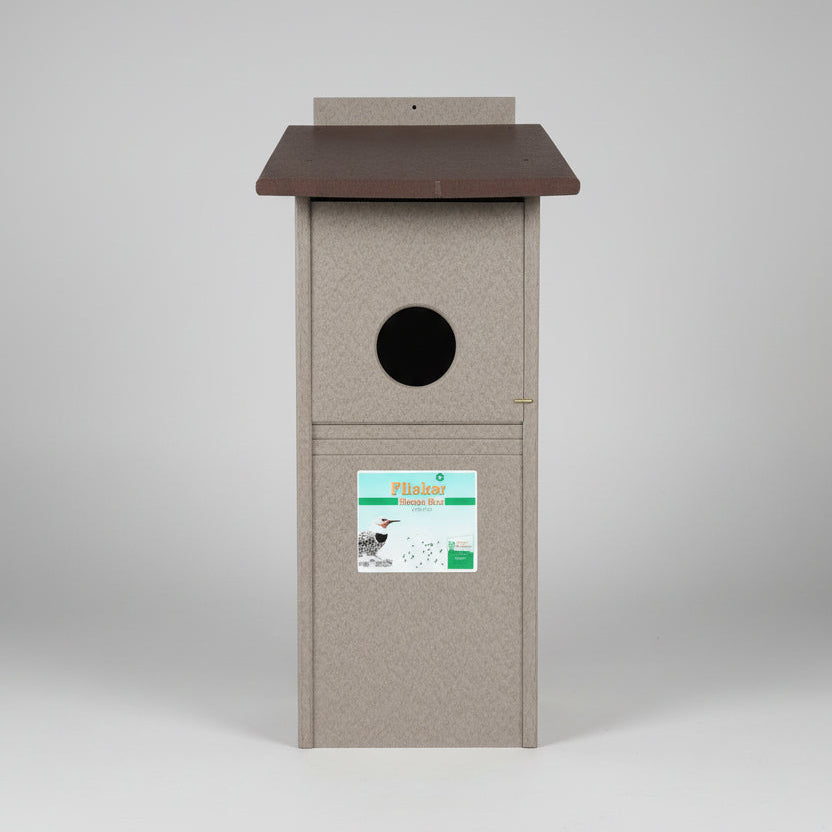 Flicker House - Nesting and Roosting Box - recycled and made in the USA