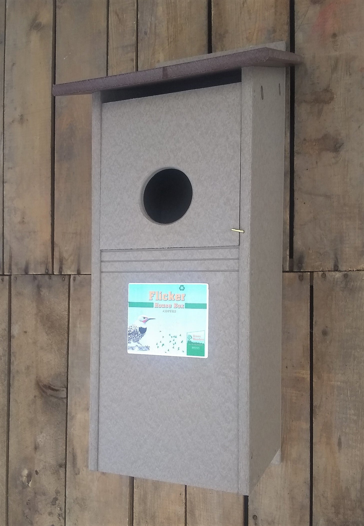Flicker House - Nesting and Roosting Box - recycled and made in the USA ...