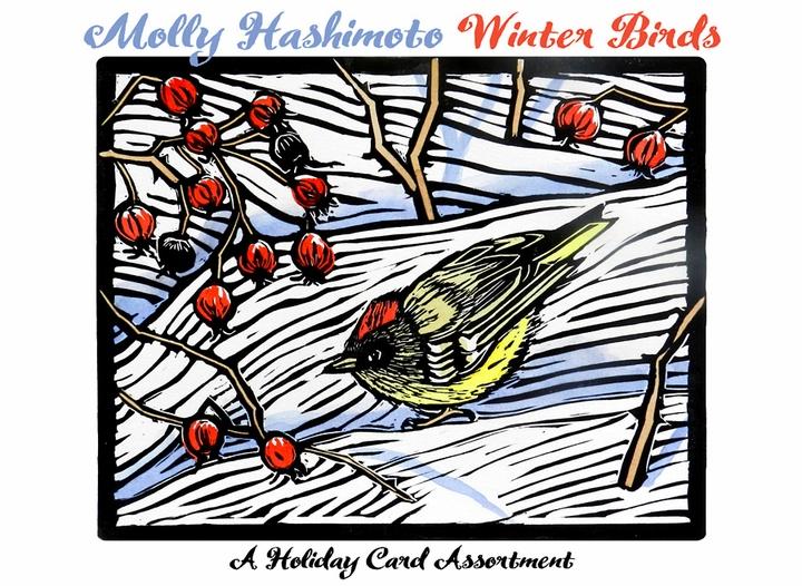 Molly Hashimoto: Winter Birds Holiday Card Assortment — Nature Niche
